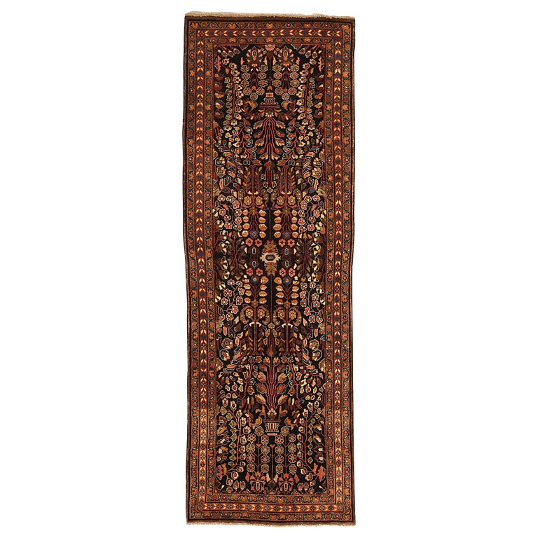 Antique Persian Runner Rug Farahan Design For Sale at 1stDibs