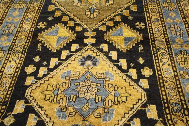 Antique Persian Sarab Runner with Mid-Century Modern Style and Art Deco ...