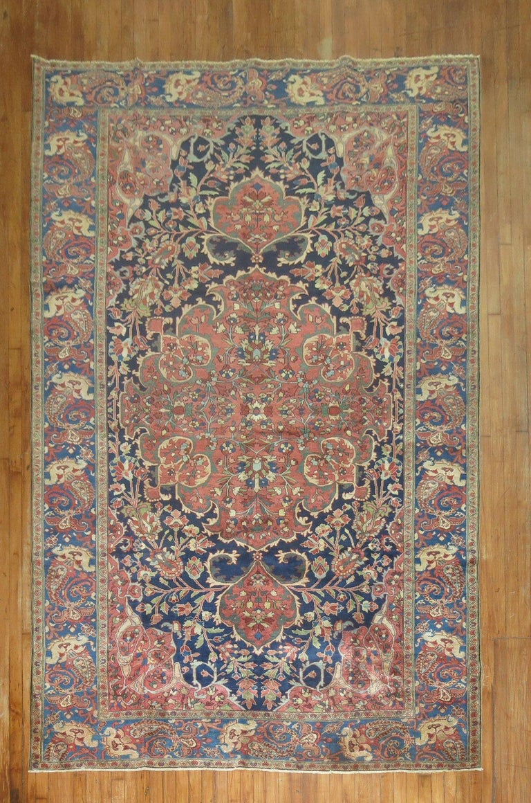 Antique Persian Sarouk Ferahan Rug For Sale at 1stDibs