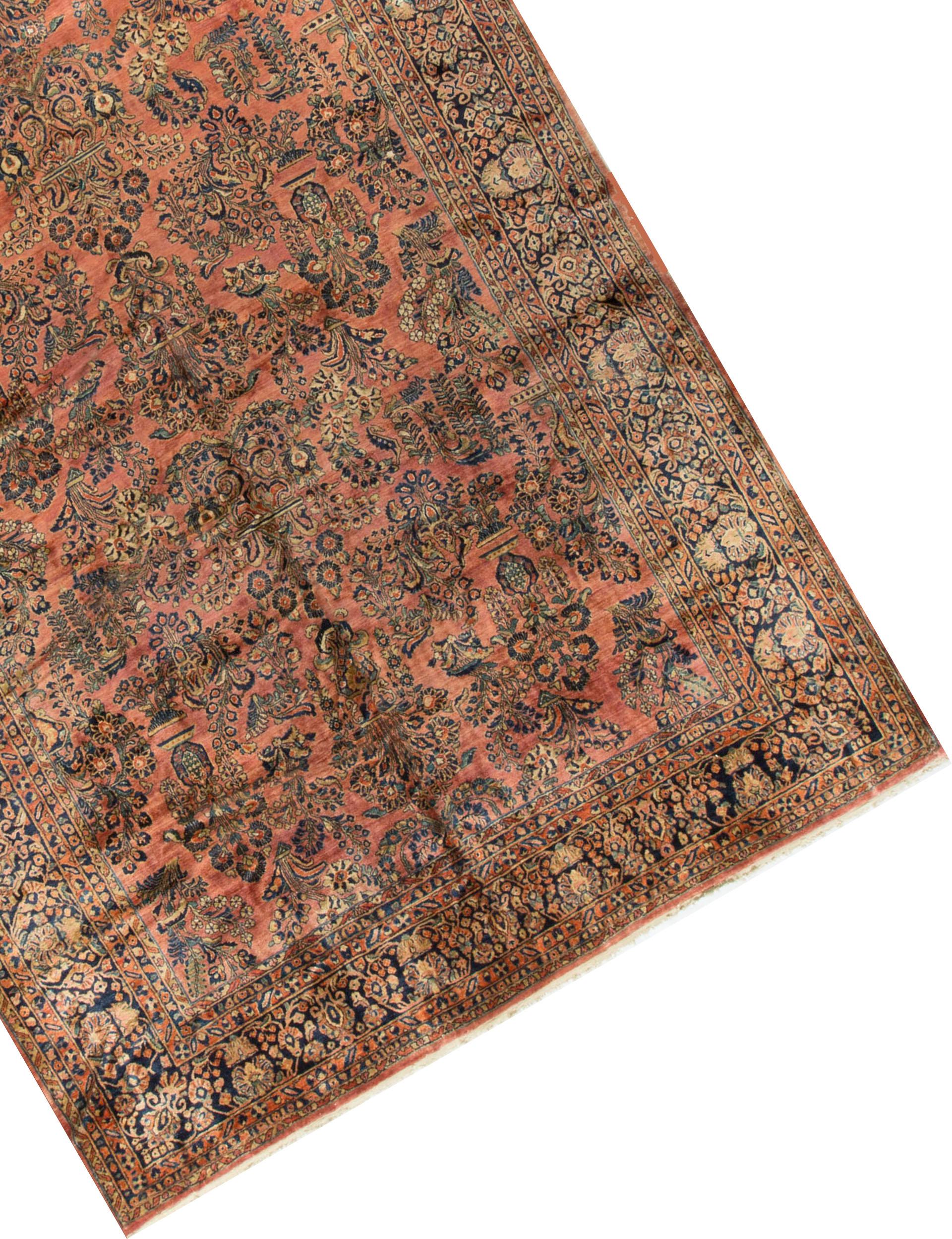 Vintage Persian Sarouk Rug, circa 1930 at 1stDibs