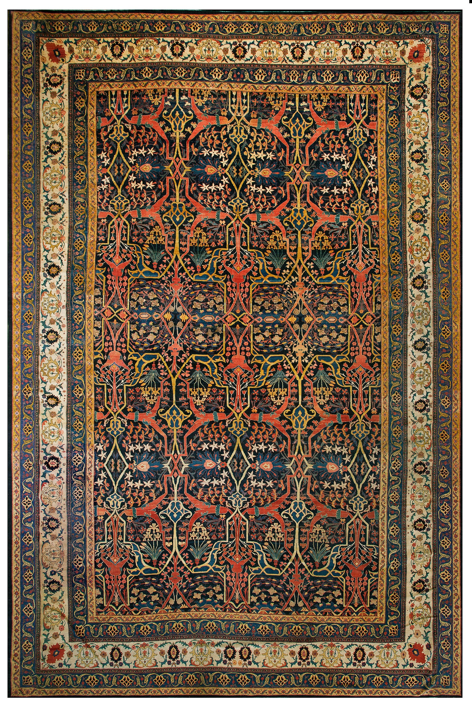 Antique Persian Senneh Rug For Sale at 1stDibs