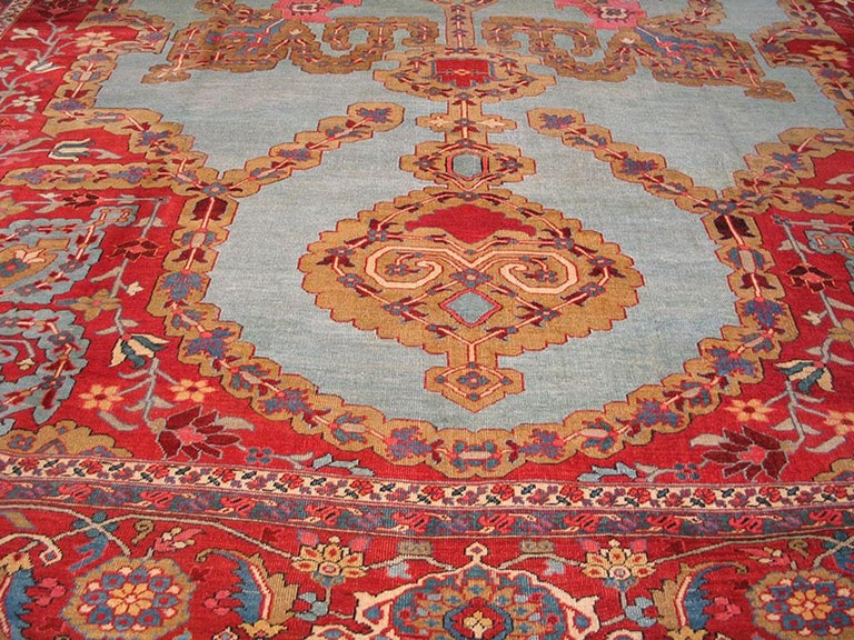 Antique Persian Serapi Rug For Sale at 1stDibs