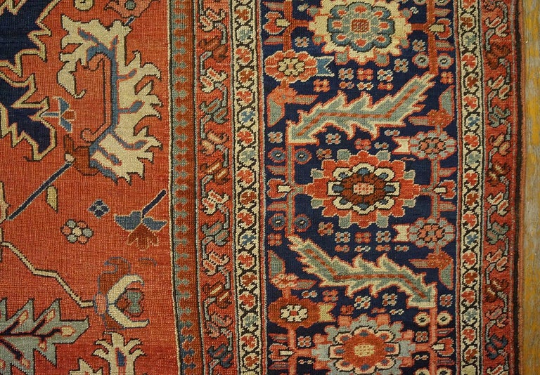 Antique Persian Serapi Rug For Sale at 1stDibs