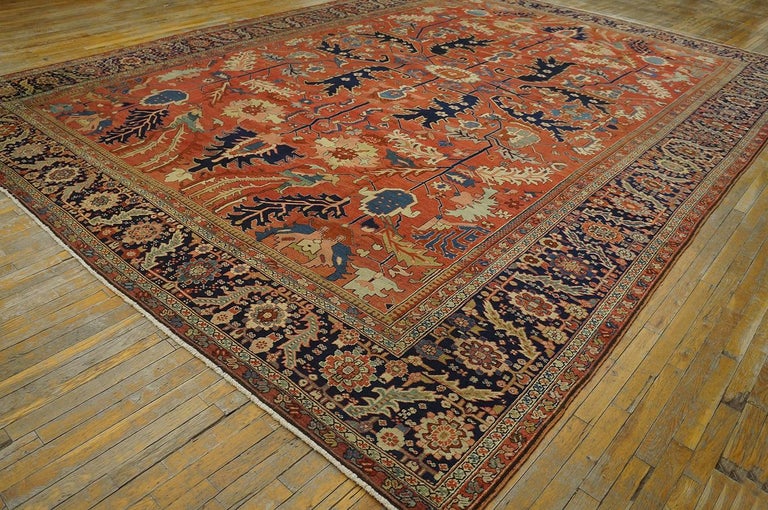 Antique Persian Serapi Rug For Sale at 1stDibs