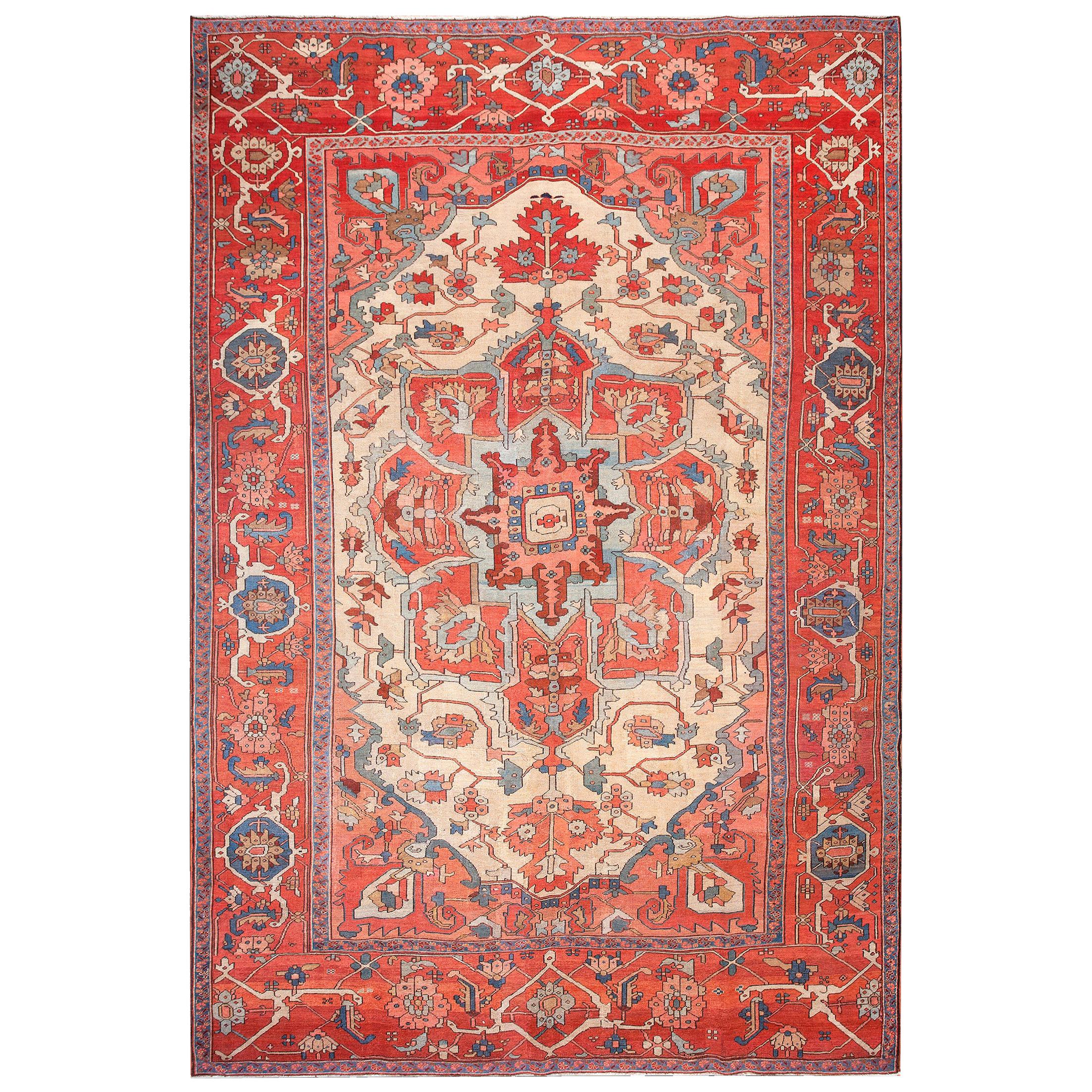Antique Serapi Persian Rug For Sale at 1stDibs
