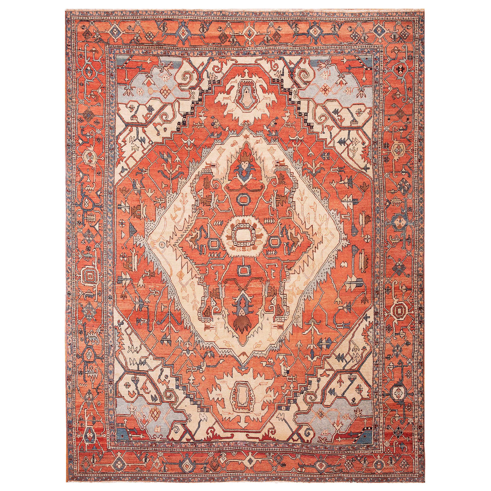 Antique Serapi Persian Rug For Sale at 1stDibs