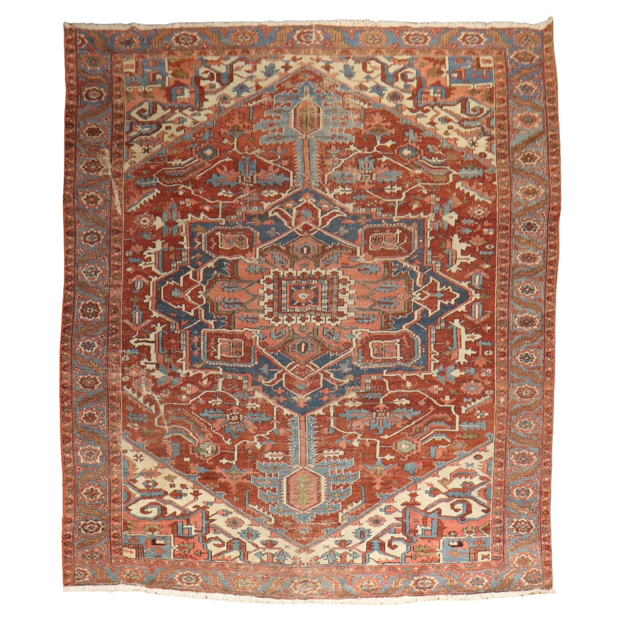 Antique Persian Serapi Rug For Sale at 1stDibs