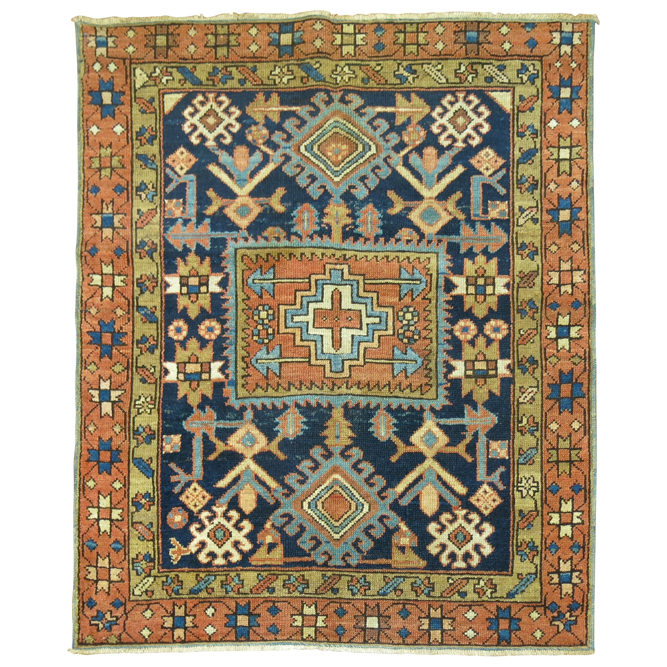 Antique Persian Heriz Rug at 1stDibs