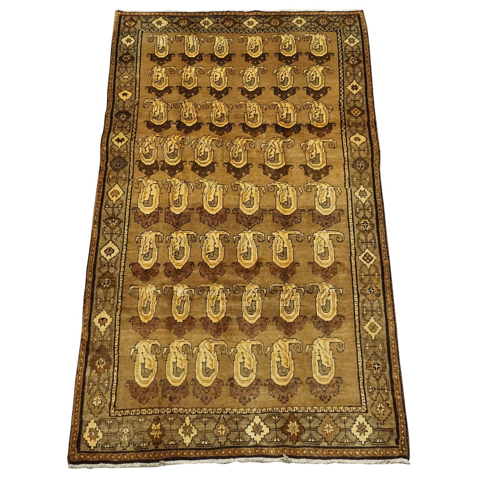 Antique Persian Tabriz Boteh Rug, circa 1940 For Sale at 1stDibs