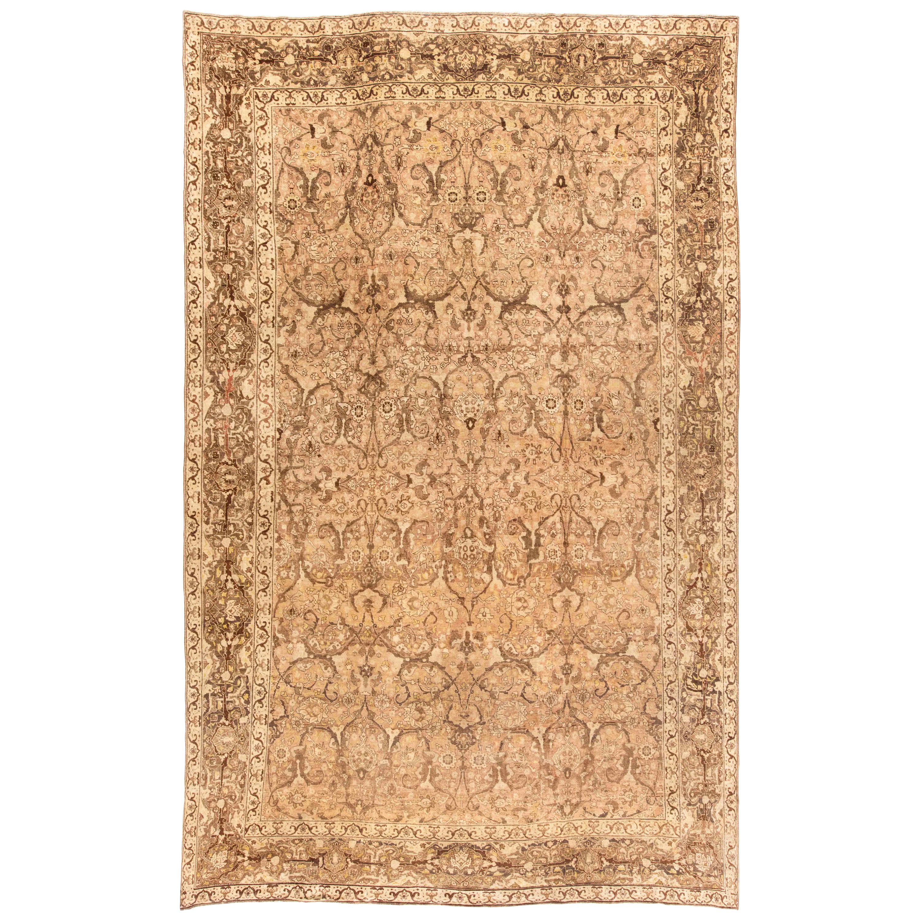 Antique Signed Persian Joshaghan Carpet 19th Century For Sale at 1stDibs