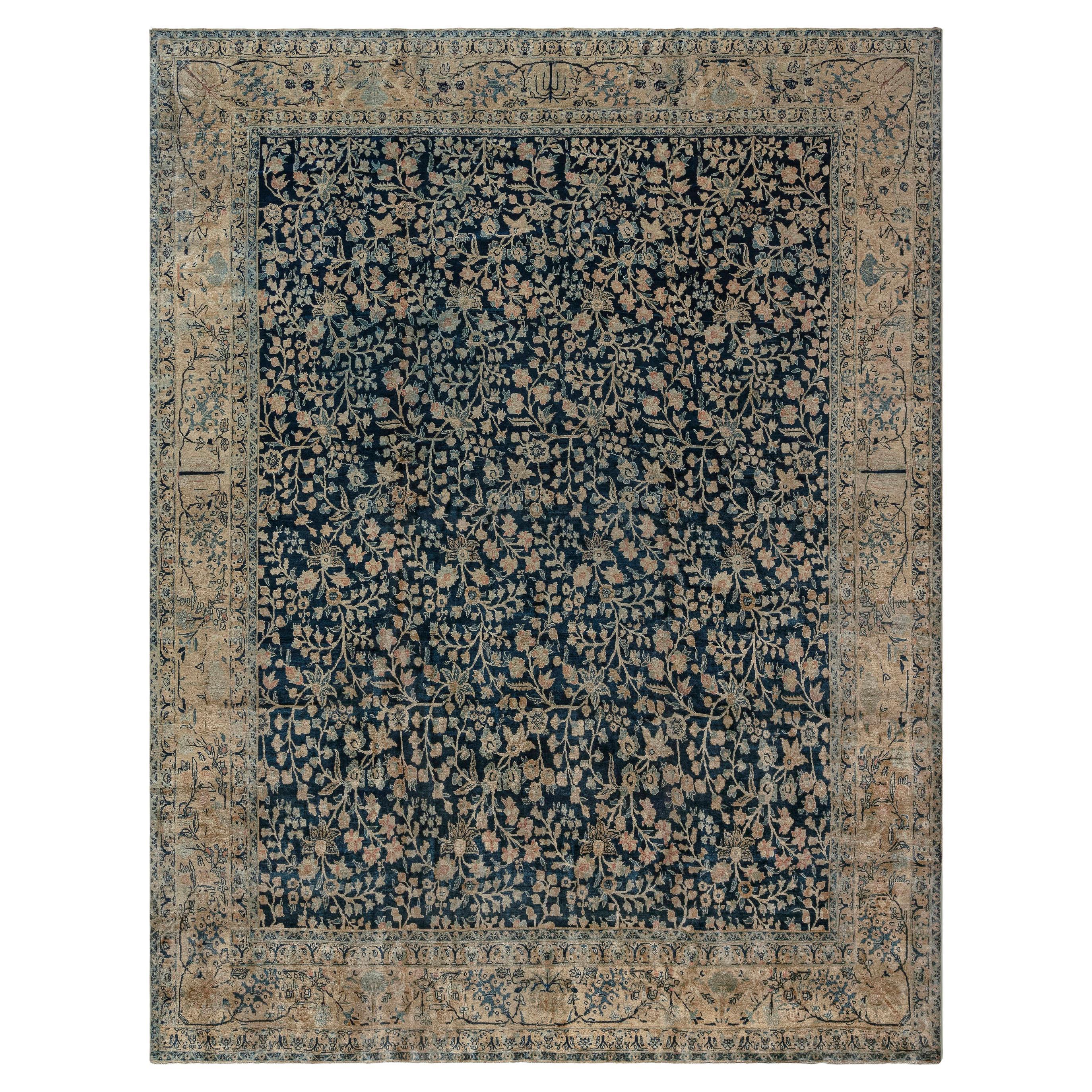 Persian Tabriz Carpet, Light Tones For Sale at 1stDibs