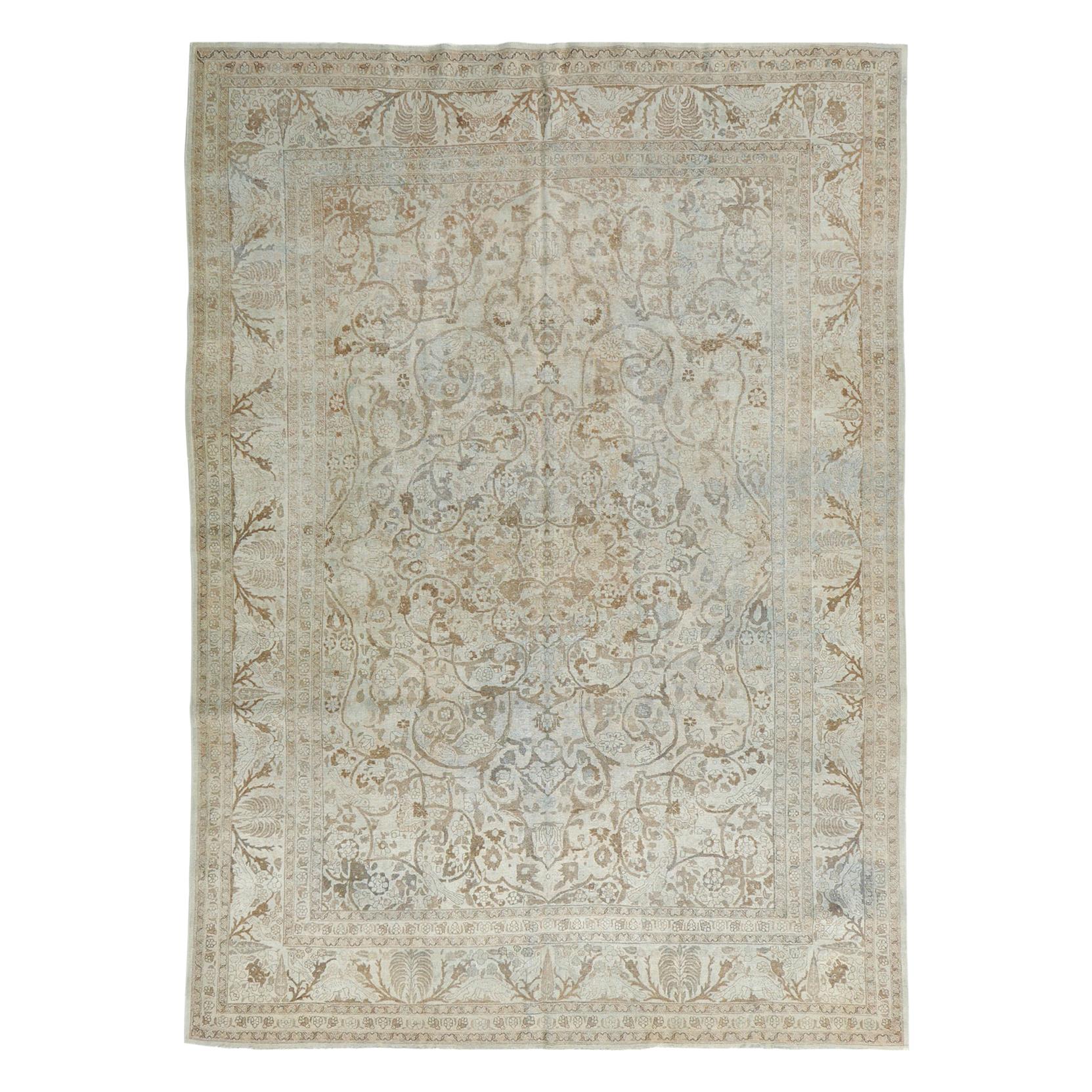 Haji Jalili Antique Silk Persian Tabriz Prayer Rug at 1stDibs | silk ...