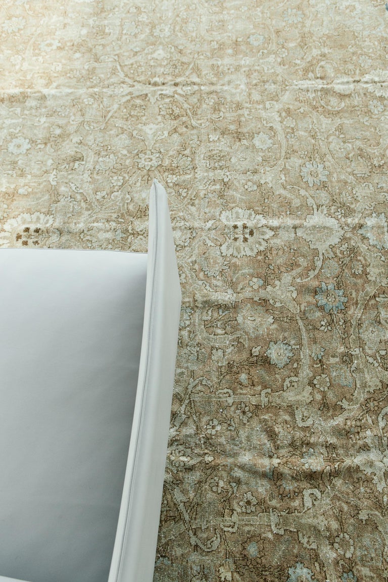 Antique Persian Tabriz Rug For Sale at 1stDibs