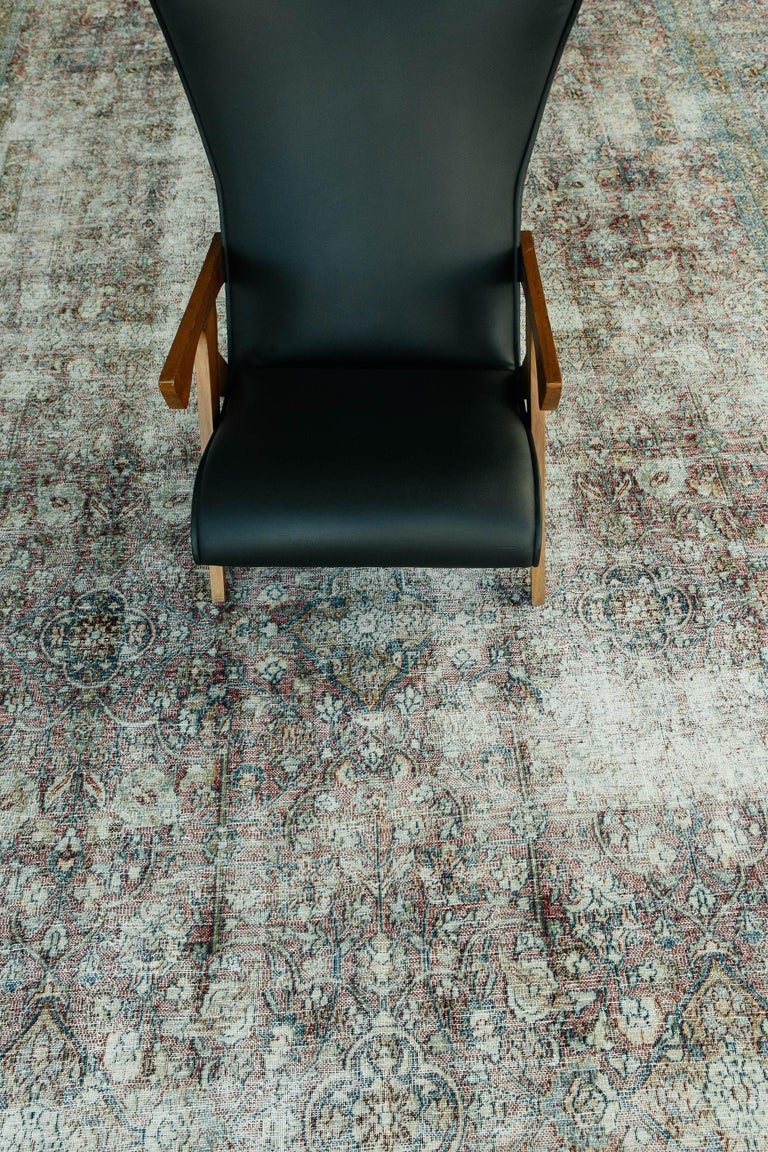 Antique Persian Tabriz Rug For Sale at 1stDibs