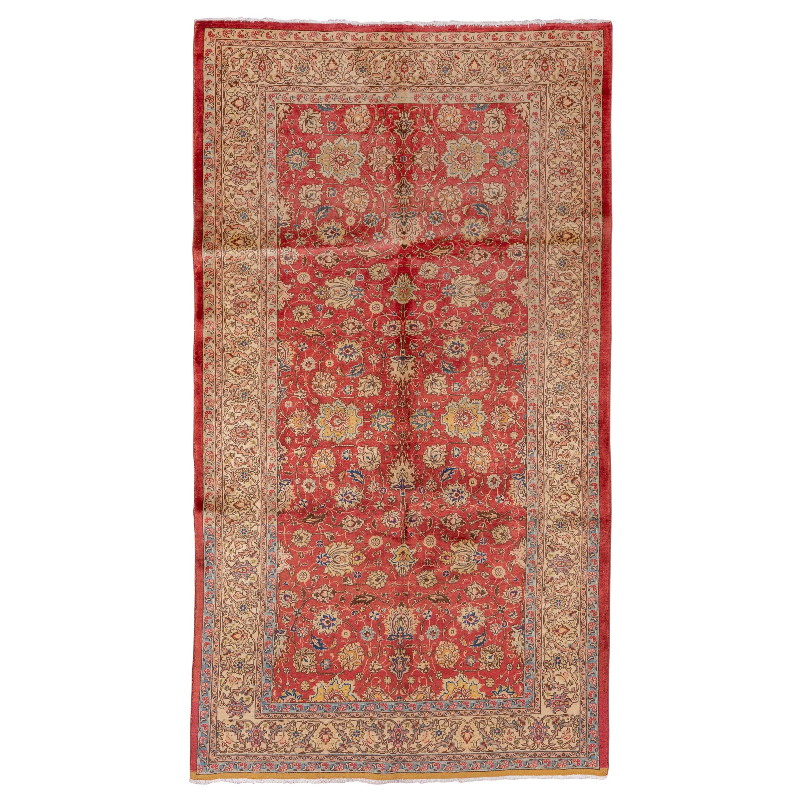 1940s Antique Persian Tabriz Rug with Jewel-Like ‘Herati’ Floral ...