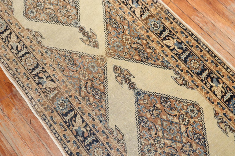 Antique Persian Tabriz Runner For Sale at 1stDibs