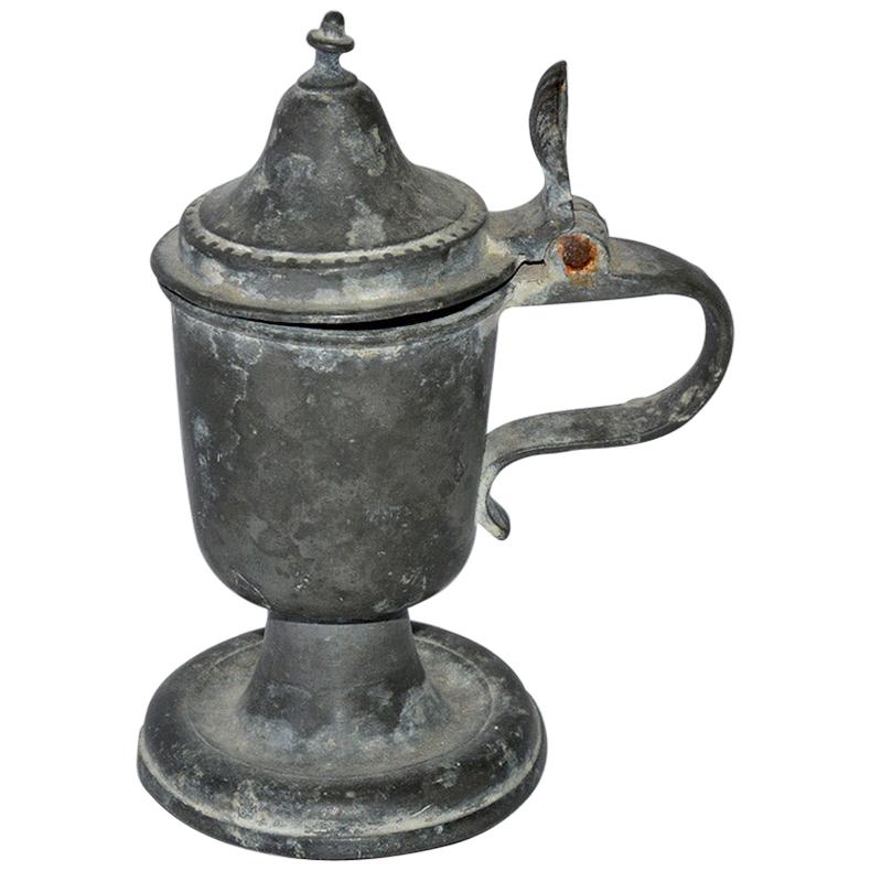 Five Antique English Pewter Mugs Collection at 1stDibs