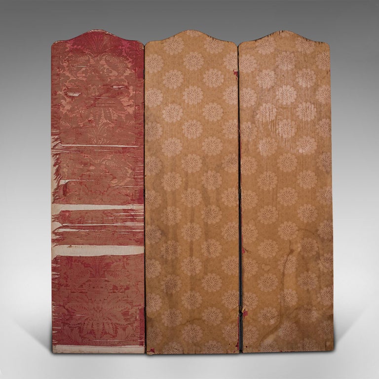 Antique Photographer's Prop Screen, English, 3 Fold, Privacy, Room ...