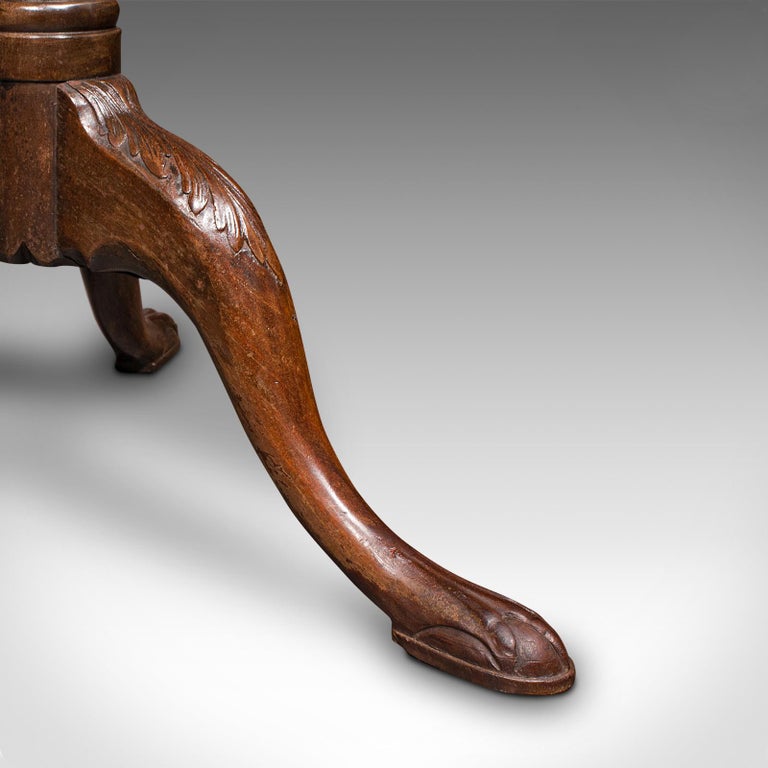 Antique Pie Crust Lamp Table, English, Tilt Top, Occasional, Victorian ...