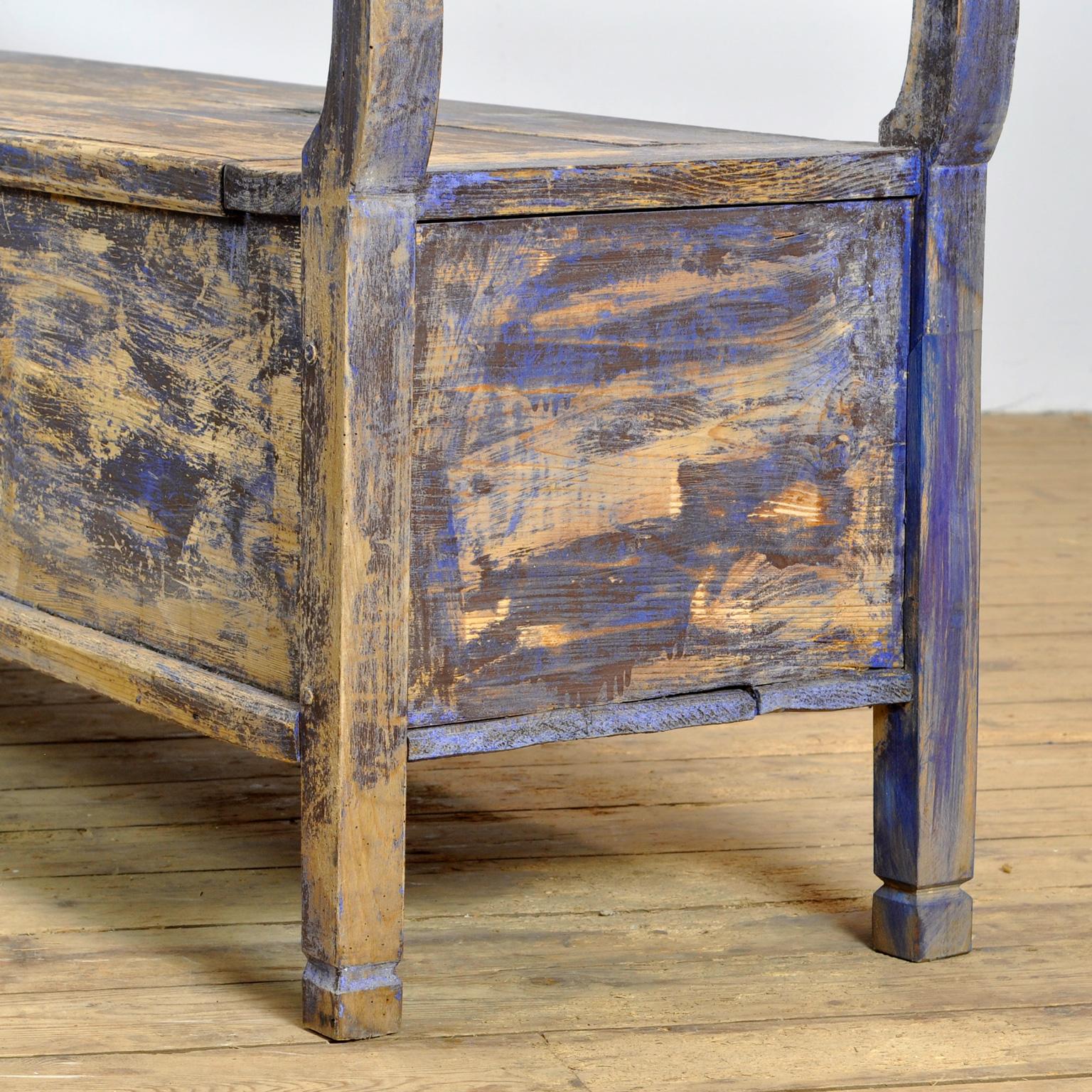 Antique Pine Bench, 1920s For Sale at 1stDibs