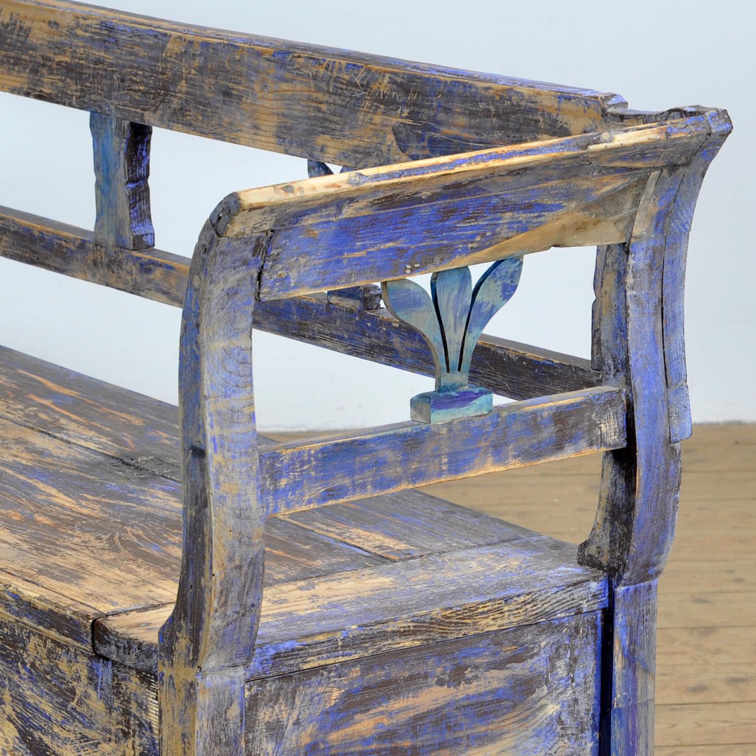 Antique Pine Bench, 1920s For Sale at 1stDibs