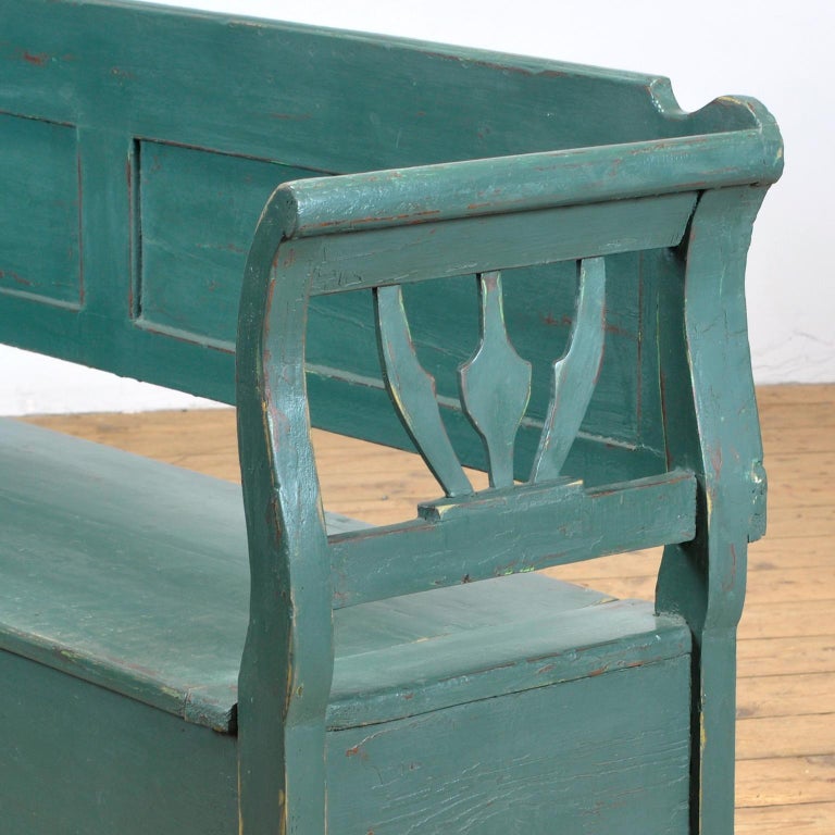Antique Pine Bench, 1920s For Sale at 1stDibs