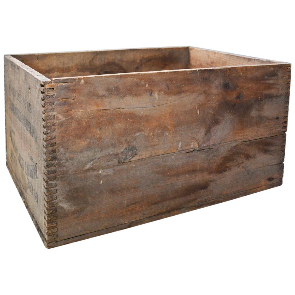 Antique Pine Box Made by Du Pont for Explosives at 1stDibs | dupont ...