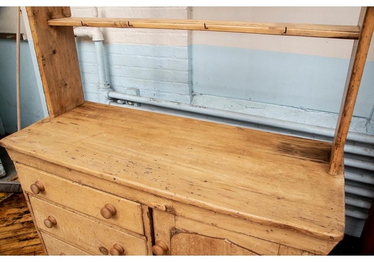 Antique Pine Cottage Hutch at 1stDibs