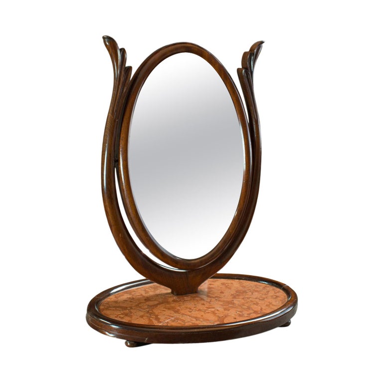 Antique Platform Mirror, Regency, Mahogany, Vanity, Toilet, Swing ...