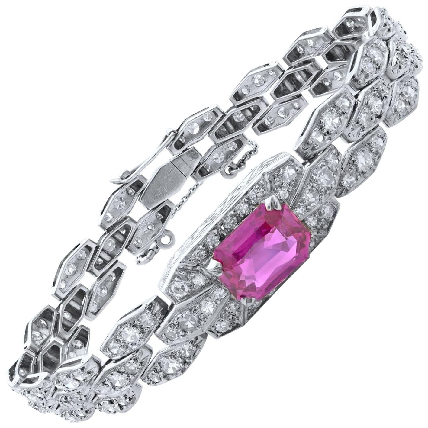 Ruby And Emerald Indian Bracelet at 1stDibs