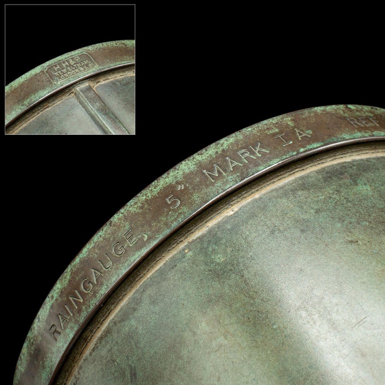 Antique Pluviometer Set, English, Copper, Meteorological, Rain Gauge ...