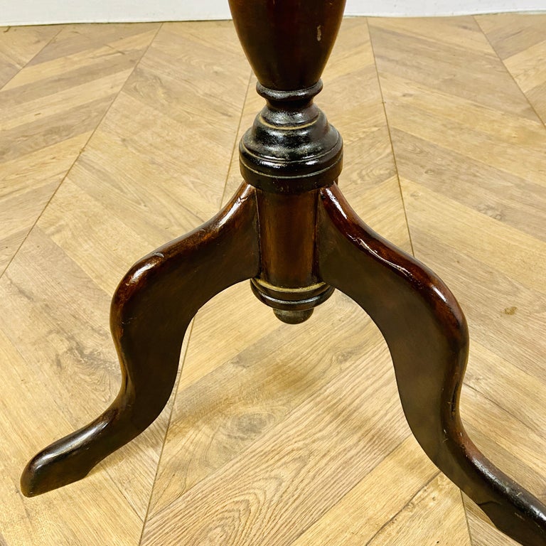 Antique Pole Screen, English Fire Screen, Needlepoint Tapestry circa ...