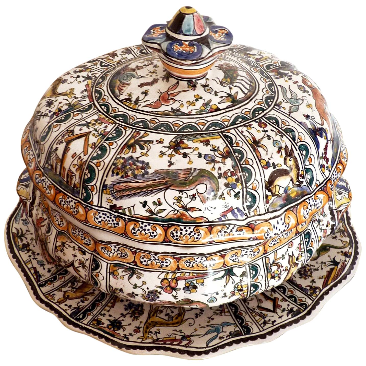 Dutch Delft Portrait Bust of Lady, Possibly Mary Stuart, Late 17th ...