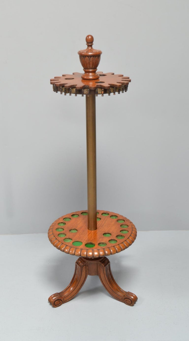 Antique Pool Stick Stand or Billiard Cue Stand Carousel at 1stDibs ...