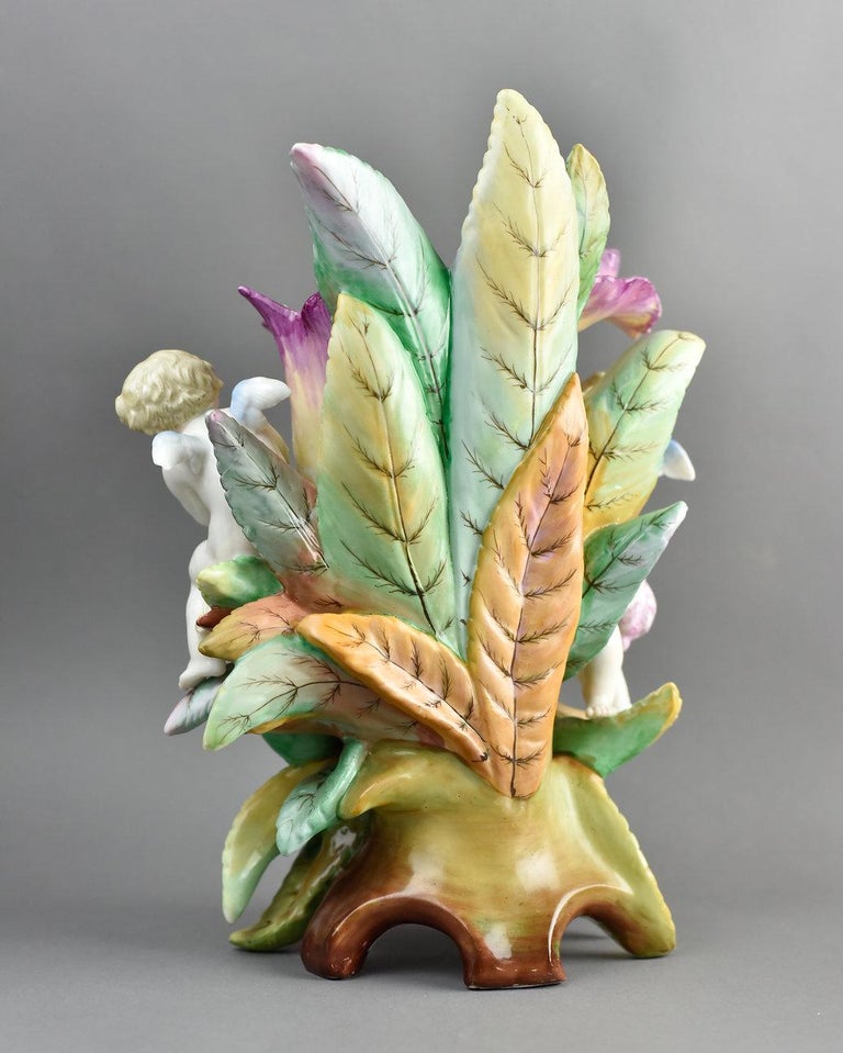 Antique Porcelain Centerpiece Vase , Kister Scheibe-Alsbach, circa 1880 ...