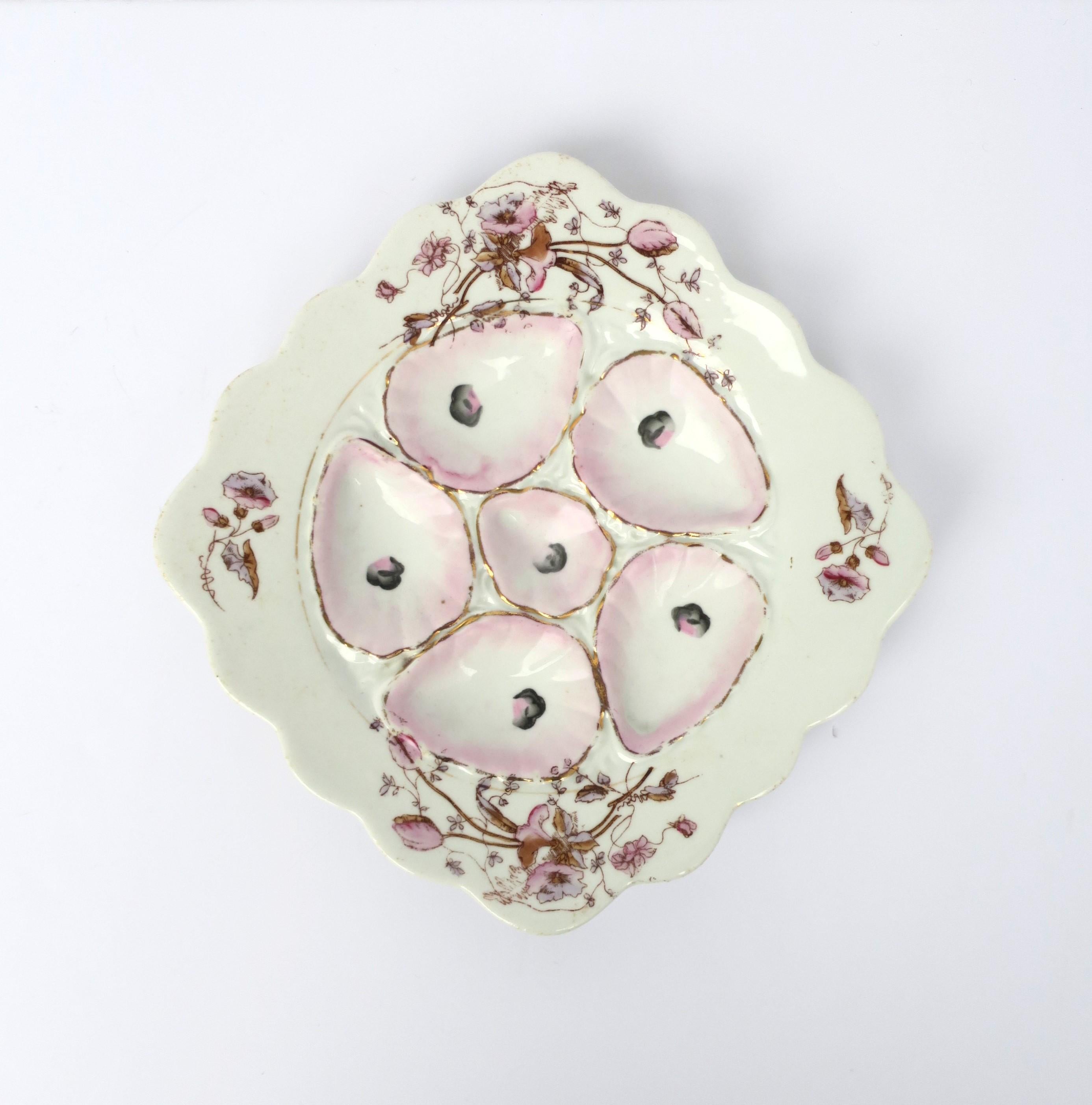 Porcelain Oyster Plate Austria For Sale at 1stDibs