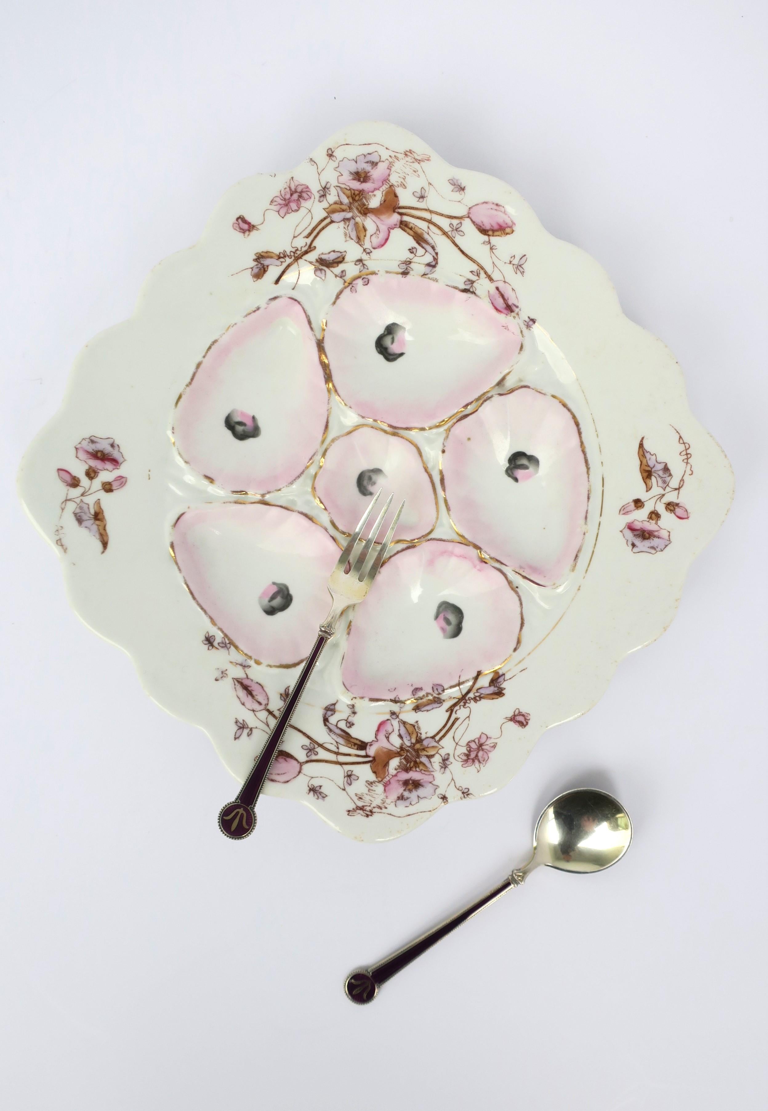 Porcelain Oyster Plate Austria For Sale at 1stDibs