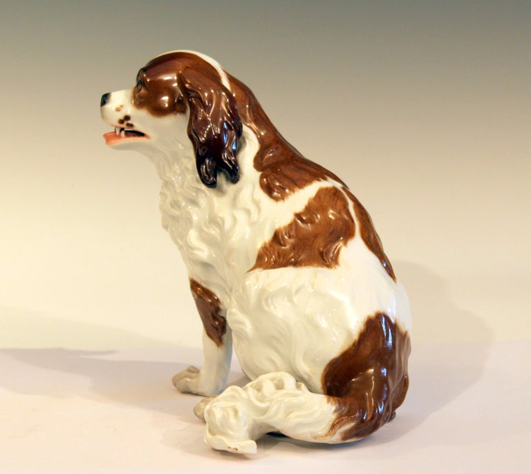Antique Porcelain Spaniel Dog Samson Meissen Dresden Paris German ...