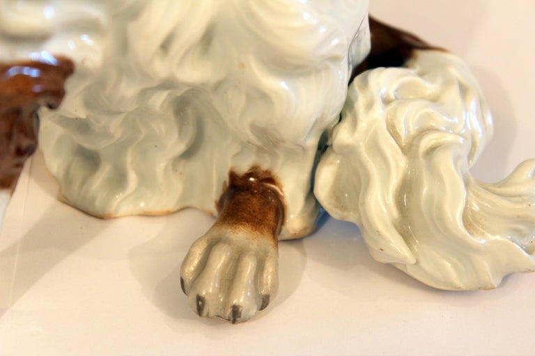 Antique Porcelain Spaniel Dog Samson Meissen Dresden Paris German ...