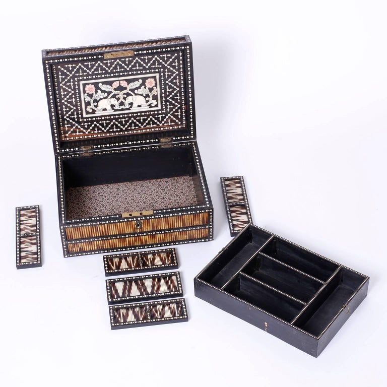 Antique Porcupine Quill Box at 1stDibs