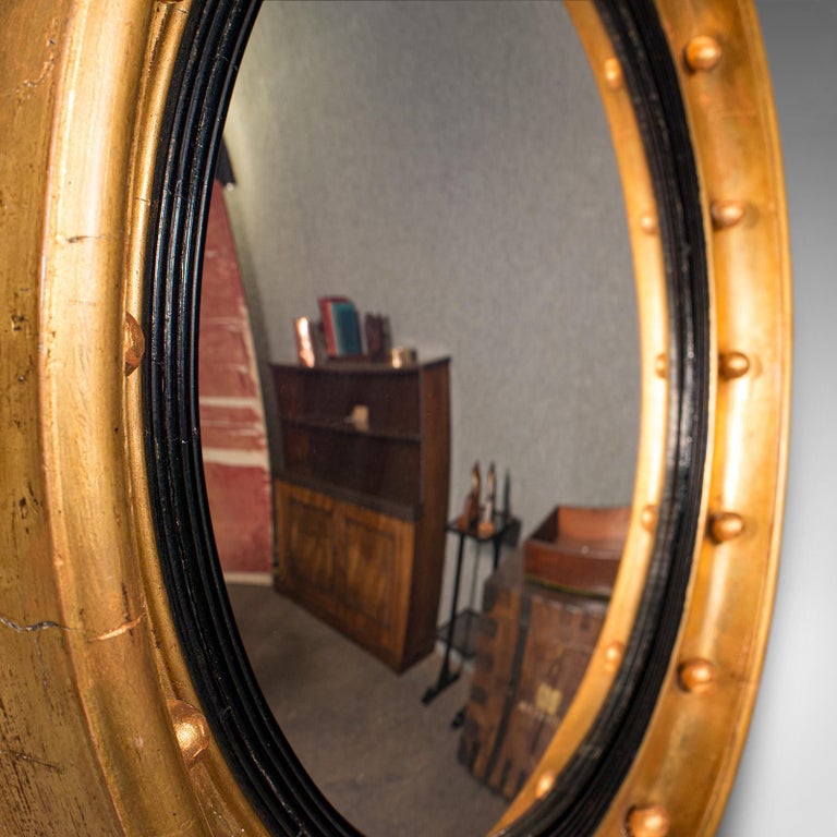 Antique Porthole Mirror, English, Convex, Decorative, Hall, Lounge ...