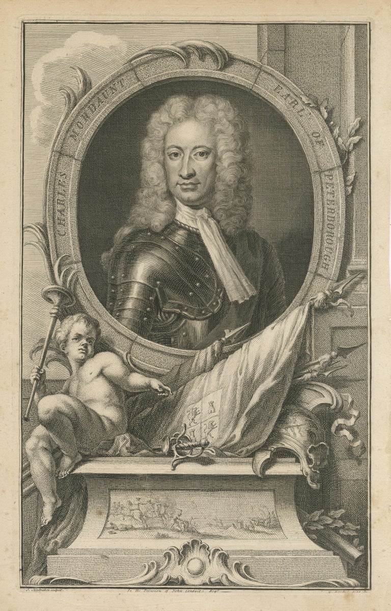 Antique Portrait of Charles Mordaunt, 3rd Earl of Peterborough For Sale ...