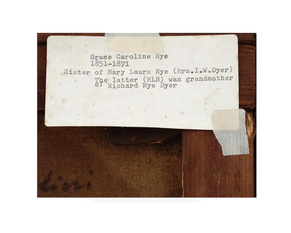 Antique Portrait Oil Painting By Joseph Mazzolini For Sale at 1stDibs