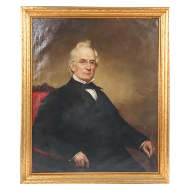 Antique Portrait Painting of a Noble Man For Sale at 1stDibs