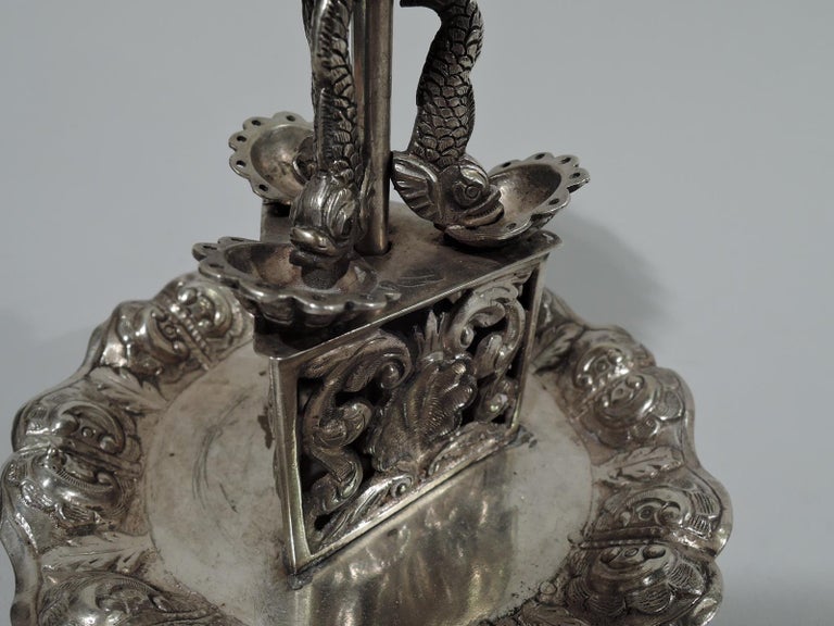 Antique Portuguese Neoclassical Silver Toothpick Holder For Sale at ...