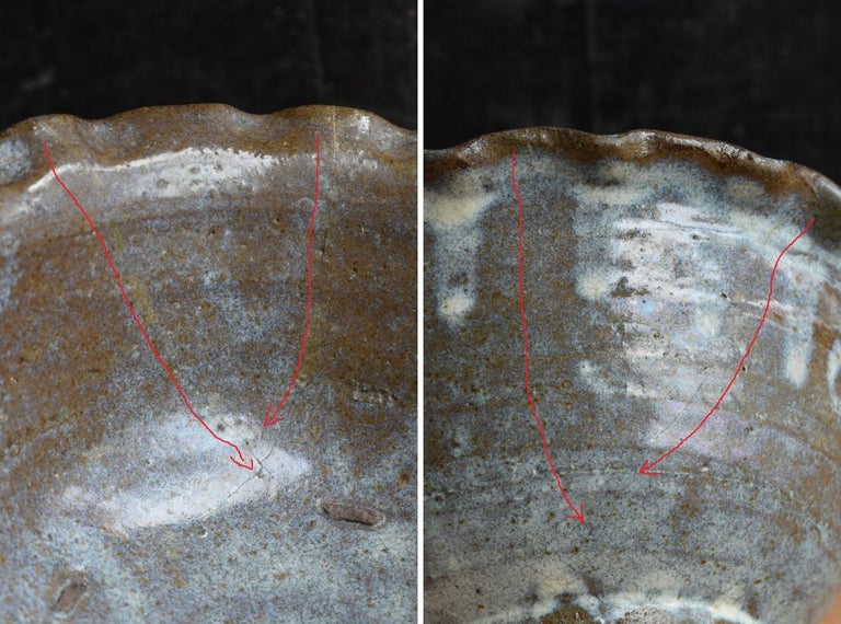 Antique pottery bowl from Kumamoto, Japan / Shodai ware / Edo / 18-19 ...