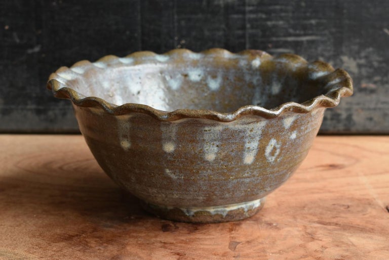 Antique pottery bowl from Kumamoto, Japan / Shodai ware / Edo / 18-19 ...