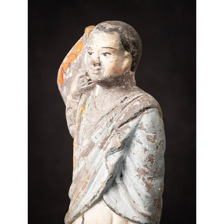 Antique pottery statue of Indian Figure from India For Sale at 1stDibs