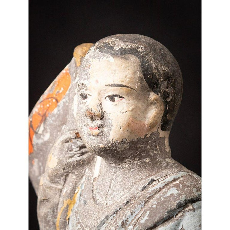 Antique pottery statue of Indian Figure from India For Sale at 1stDibs