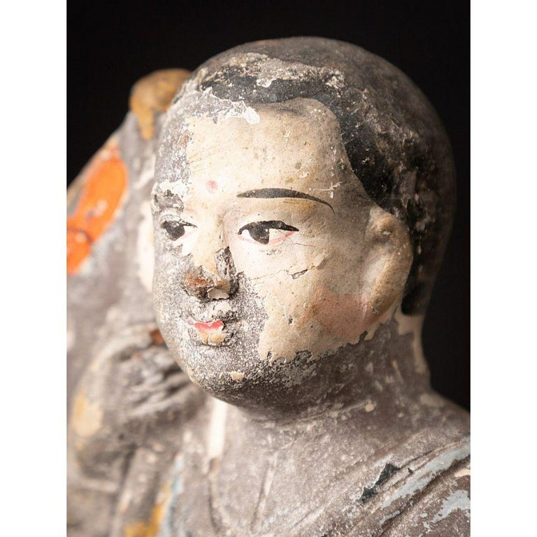 Antique pottery statue of Indian Figure from India For Sale at 1stDibs